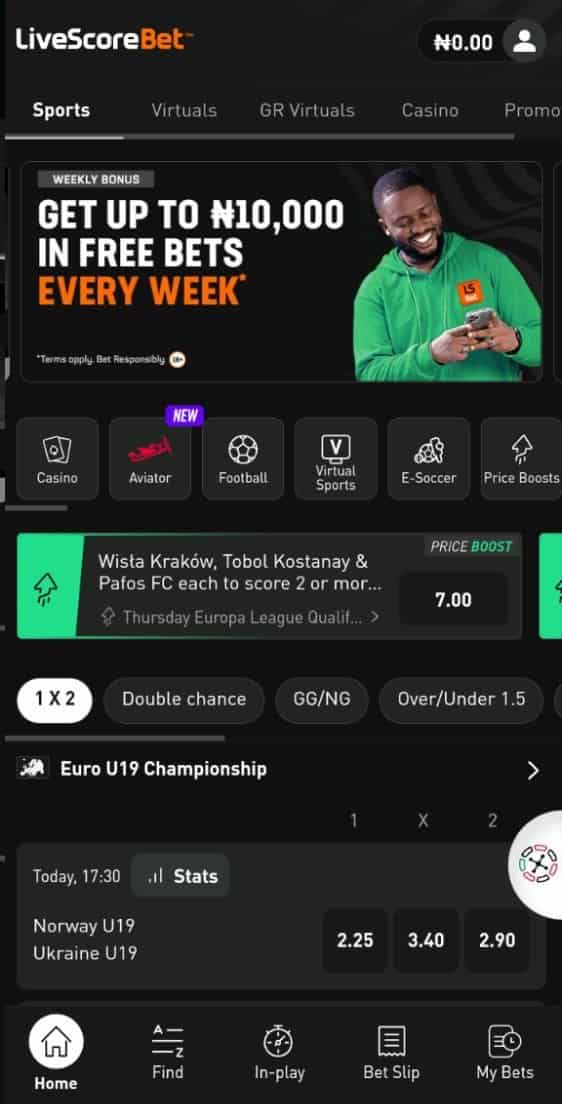 LiveScoreBet Nigeria Sports Betting Site Review